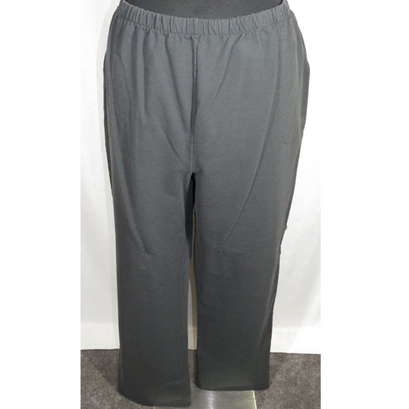 Denim&Co | Pants & Jumpsuits | Plus Size 3x Tall Denim Co Dark Gray ...
